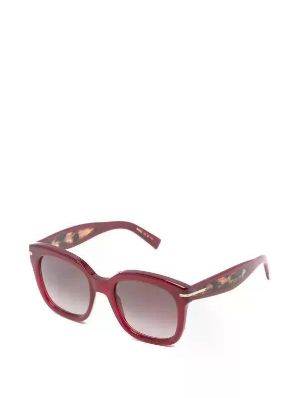 BOSS Tortoiseshell-effect Square-frame Sunglasses