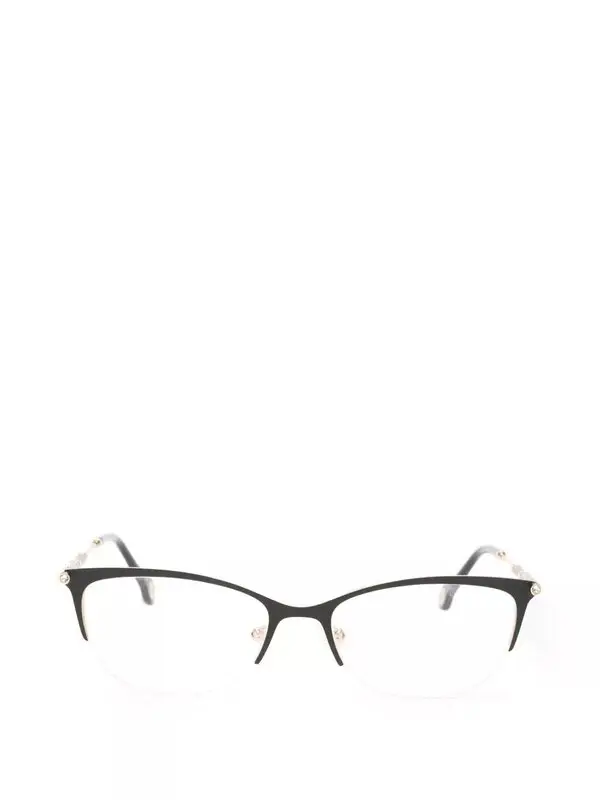 Carolina Herrera Glitter Detail Cat-eye Eyeglasses - Black