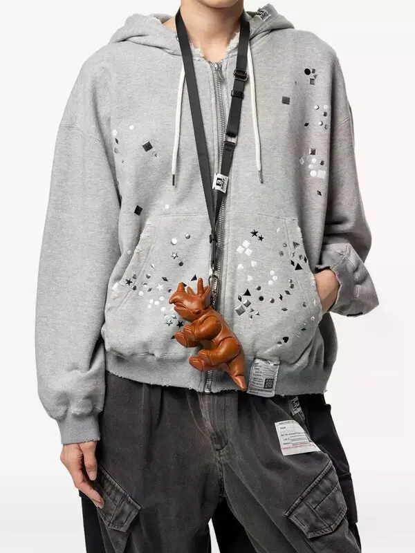 Mihara Yasuhiro Triceratops Shoulder Bag - Brown