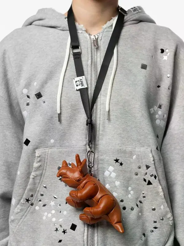 Mihara Yasuhiro Triceratops Shoulder Bag - Brown