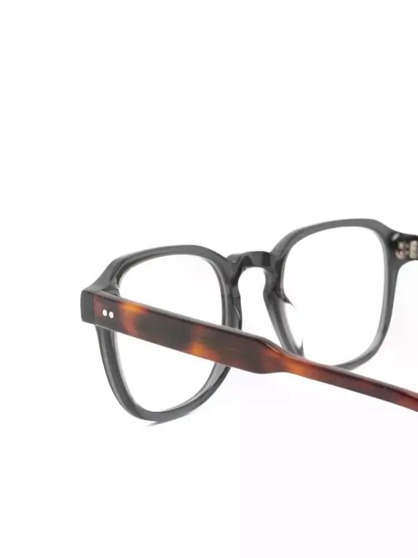 CHARLES STONE Tortoiseshell-effect Square-frame Eyeglasses