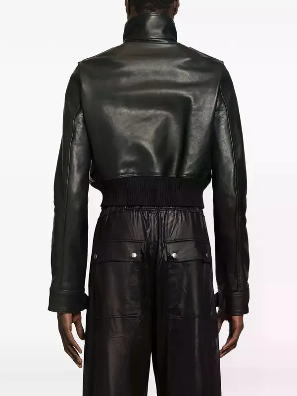 Rick Owens Temple Rev Leather Jacket