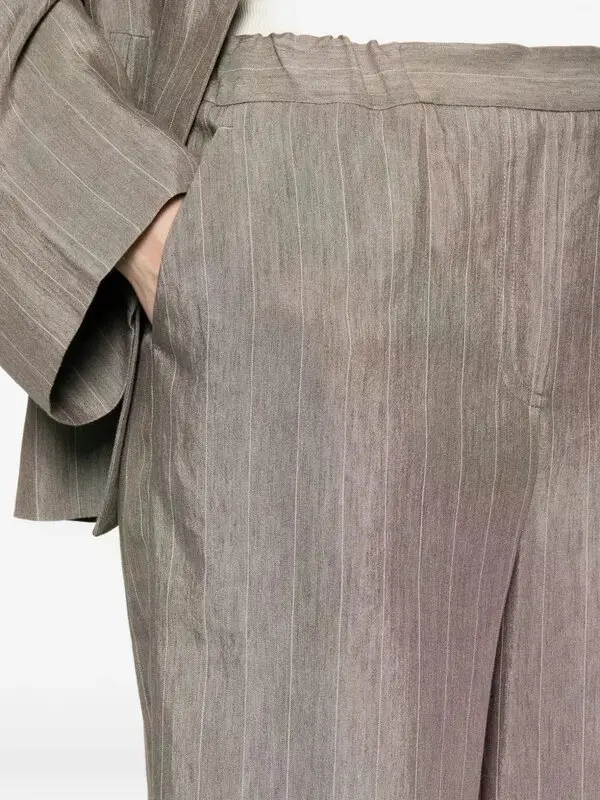 PANICALE Pinstriped Trousers