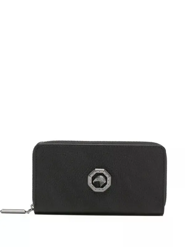 Stefano Ricci Logo-plaque Leather Wallet - Black
