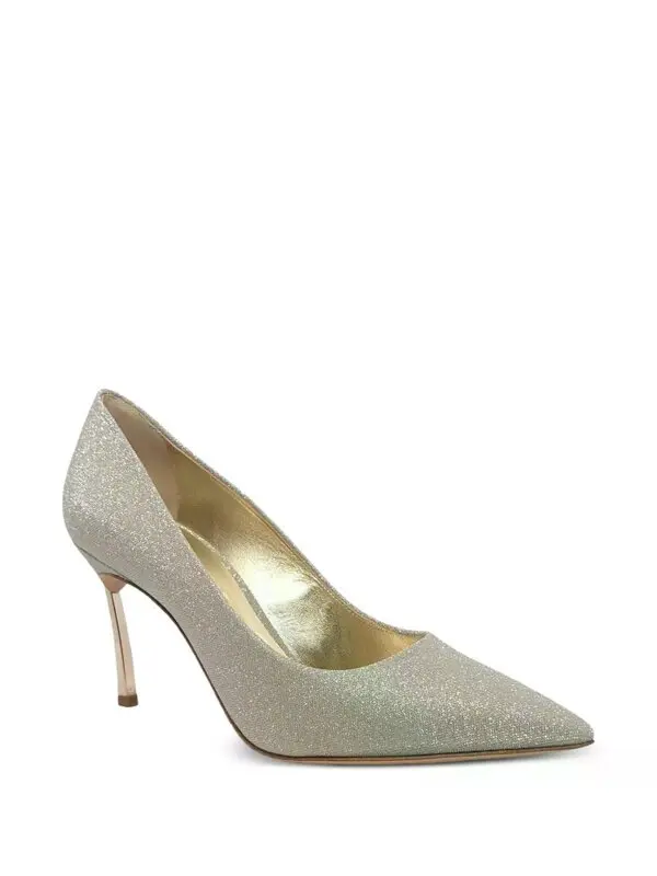 Casadei Blade Glitter-effect Stiletto Heel Pumps