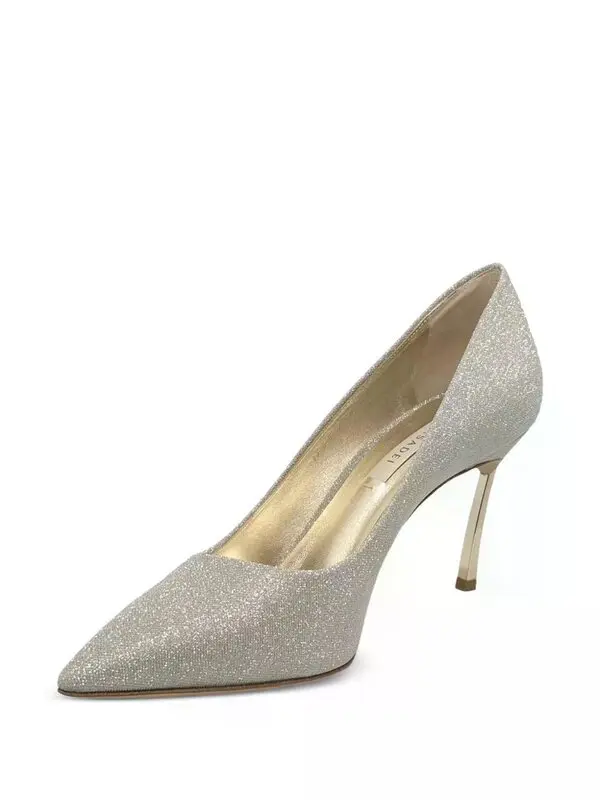 Casadei Blade Glitter-effect Stiletto Heel Pumps