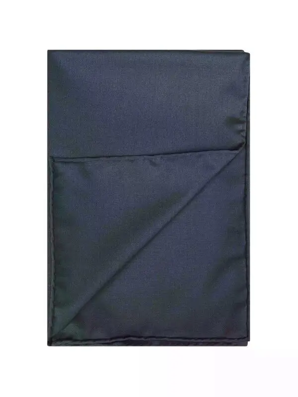 D4.0 Hand-finished Square Scarf - Grey