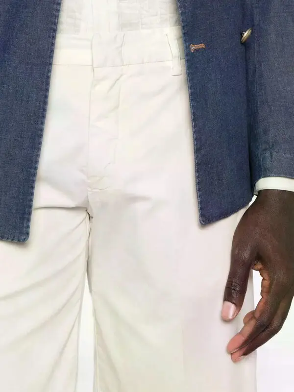 ENTRE AMIS Danubio Pressed-crease Shorts
