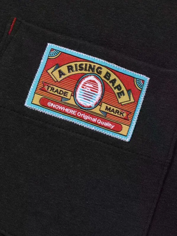 A BATHING APE Logo-patch Pocket T-shirt - Black