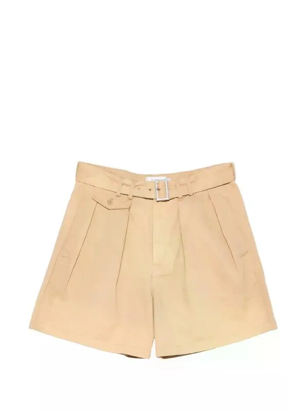 FOUND Belted Pleated Shorts