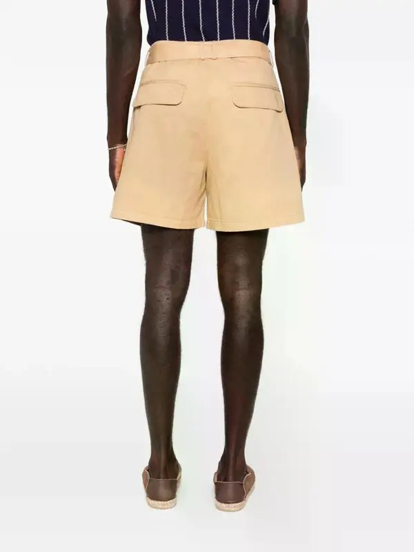 FOUND Belted Pleated Shorts