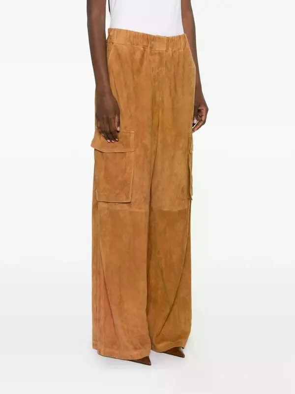 CASSELL Suede Cargo Trousers