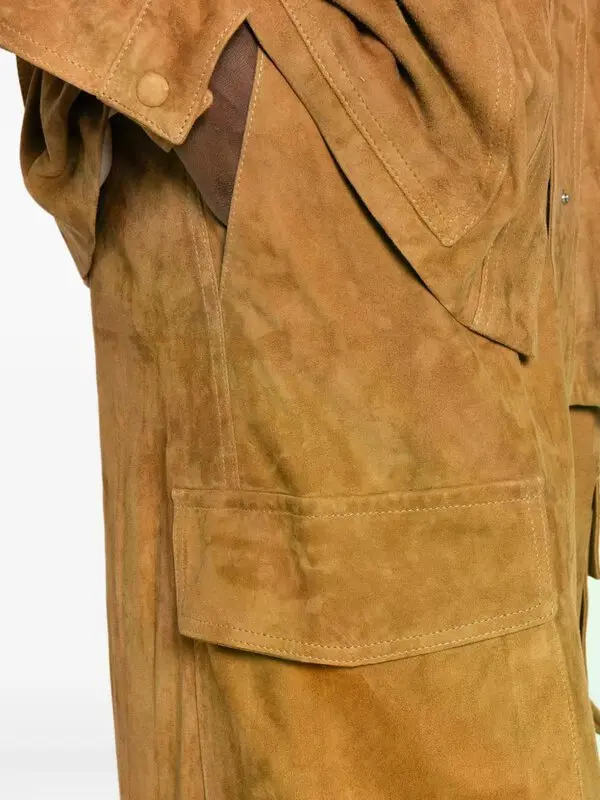 CASSELL Suede Cargo Trousers