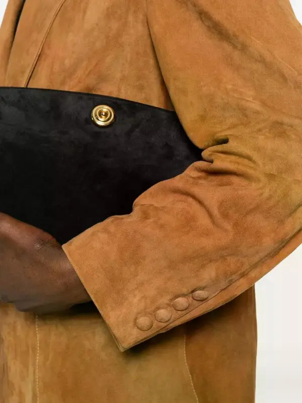 CASSELL Suede Single-breasted Blazer