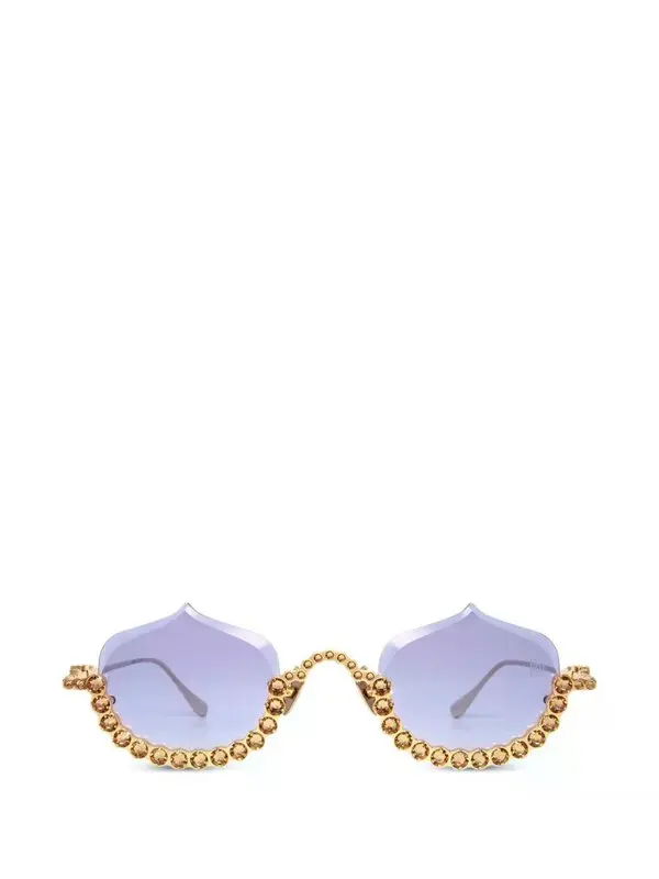 Anna-Karin Karlsson Crystal Meringue Sunglasses - Gold