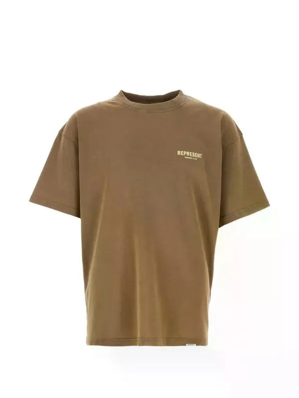 REPRESENT Owners' Club Logo-print T-shirt - Brown
