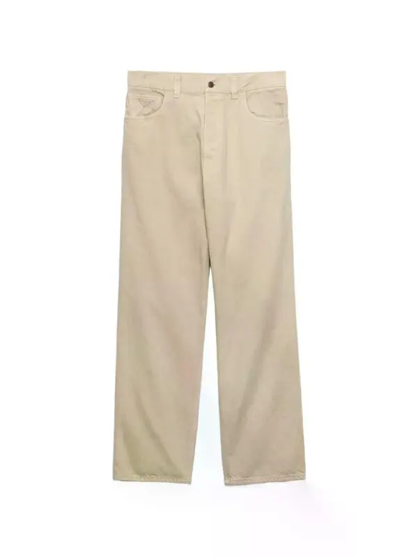 Prada Five-pocket Old Denim Jeans