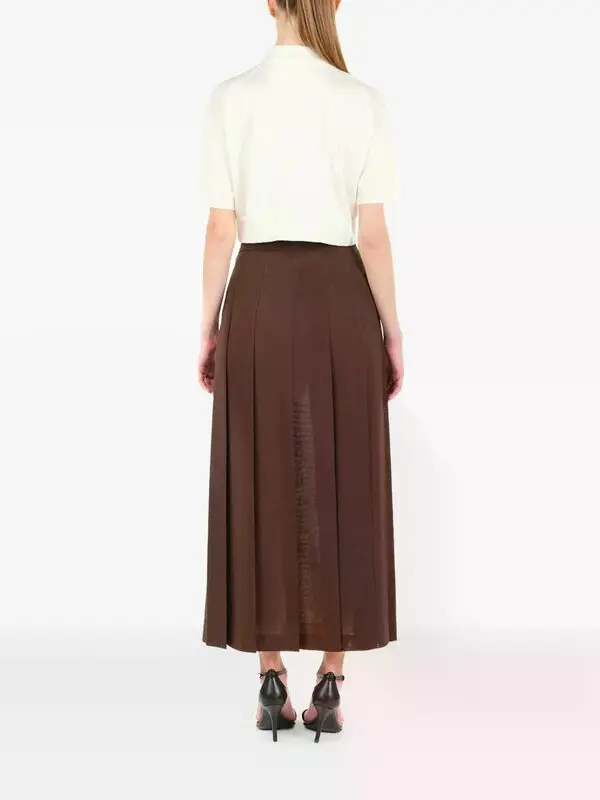 Auralee Silk Cropped Polo Shirt
