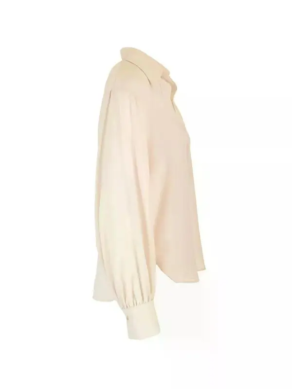 AL DUCA D’AOSTA 1902 Long Sleeve V-neck Blouse