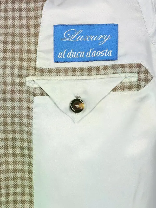 AL DUCA D’AOSTA 1902 Check-pattern Single-breasted Blazer