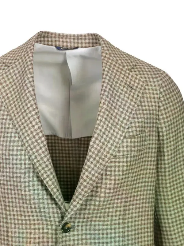 AL DUCA D’AOSTA 1902 Check-pattern Single-breasted Blazer