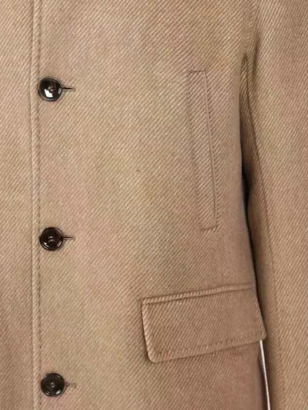 AL DUCA D’AOSTA 1902 Buckled-collar Natté Coat