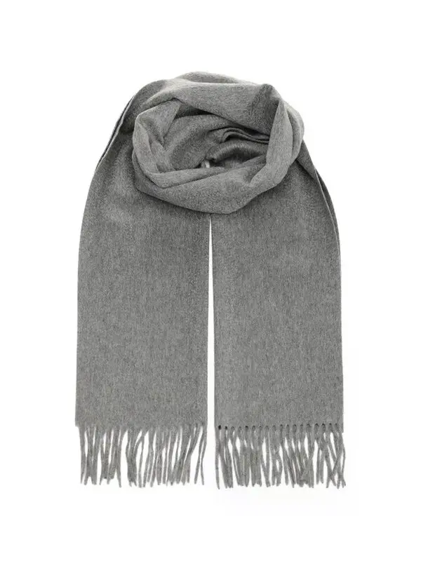AL DUCA D’AOSTA 1902 Fringed Cashmere Scarf - Grey
