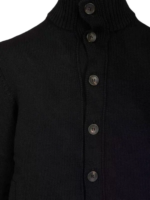 AL DUCA D’AOSTA 1902 High Neck Button-fastening Sweater