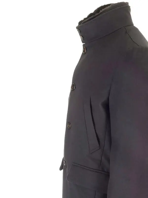 AL DUCA D’AOSTA 1902 Fur-trimmed Buttoned Jacket
