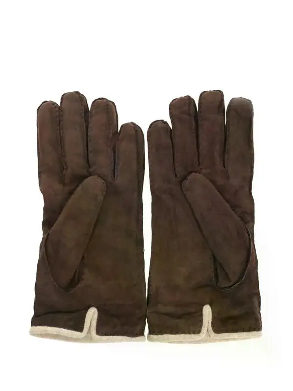 Fedeli Suede Gloves With Cashmere Lining
