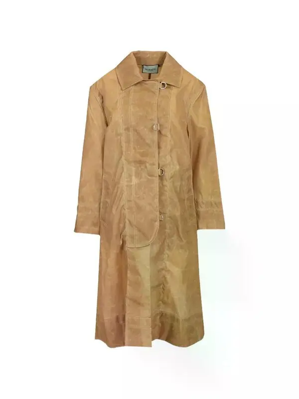 DURAZZI MILANO Leather-effect D-ring Coat