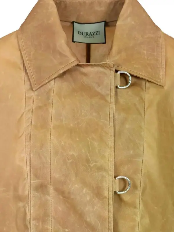 DURAZZI MILANO Leather-effect D-ring Coat