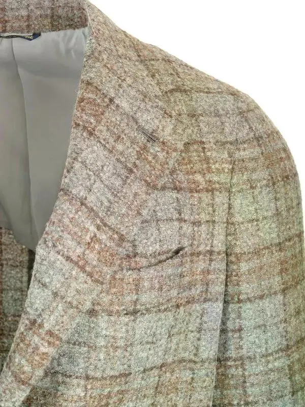 AL DUCA D’AOSTA 1902 Single-breasted Tartan Blazer