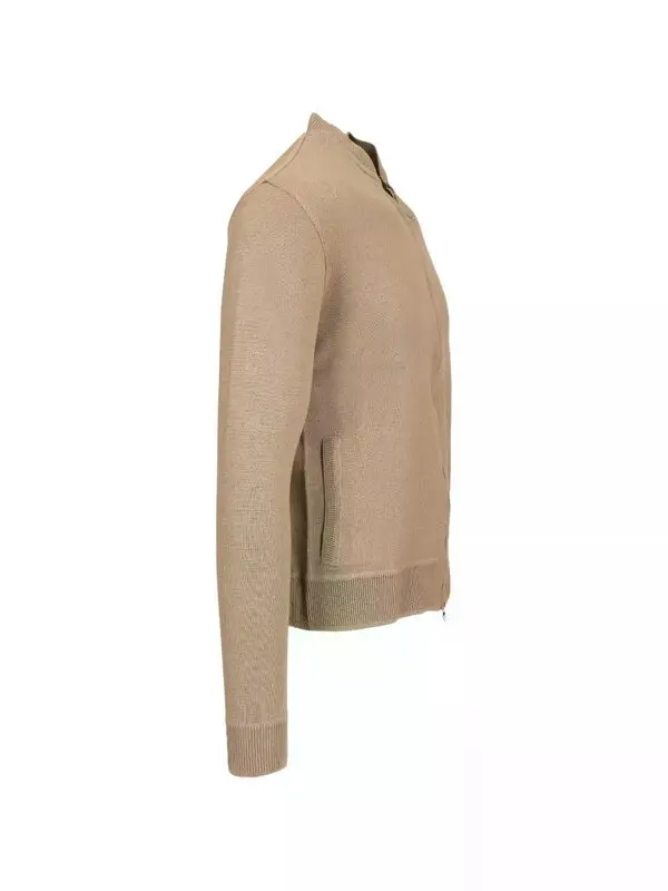 AL DUCA D’AOSTA 1902 Zip-up Ribbed-trim Cardigan