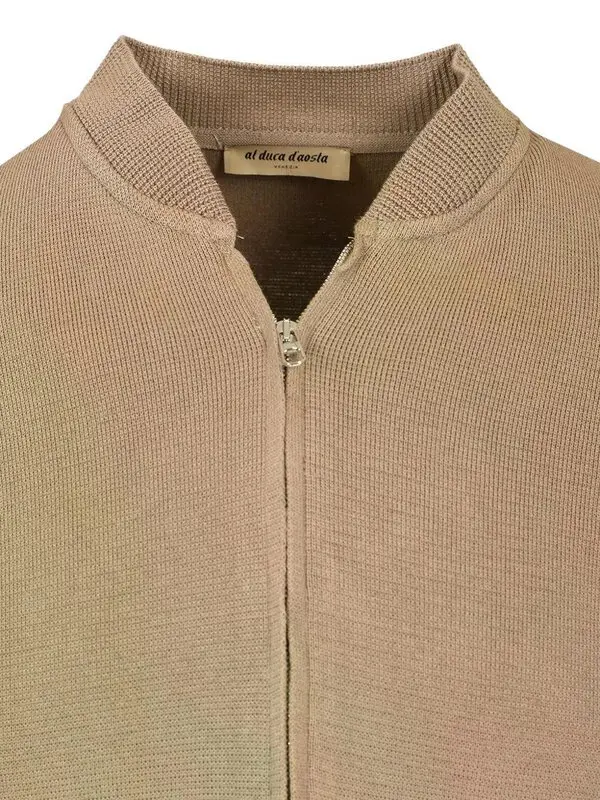 AL DUCA D’AOSTA 1902 Zip-up Ribbed-trim Cardigan