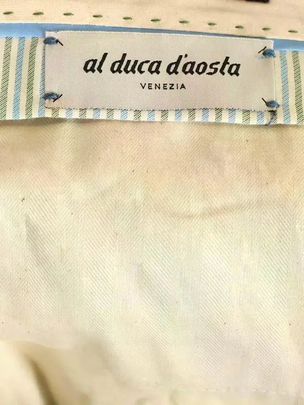 AL DUCA D’AOSTA 1902 Check-pattern Pleated Trousers