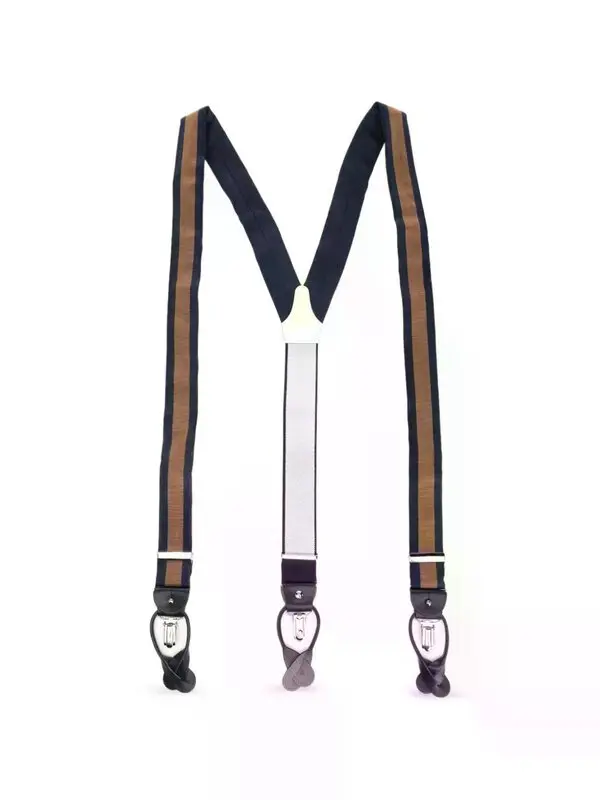 AL DUCA D’AOSTA 1902 Regimental Stripe Braces - Neutrals