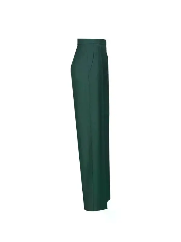 Max Mara Wide-leg Virgin Wool Trousers