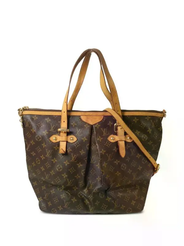 LOUIS VUITTON Palermo Monogram Tote Bag - Brown