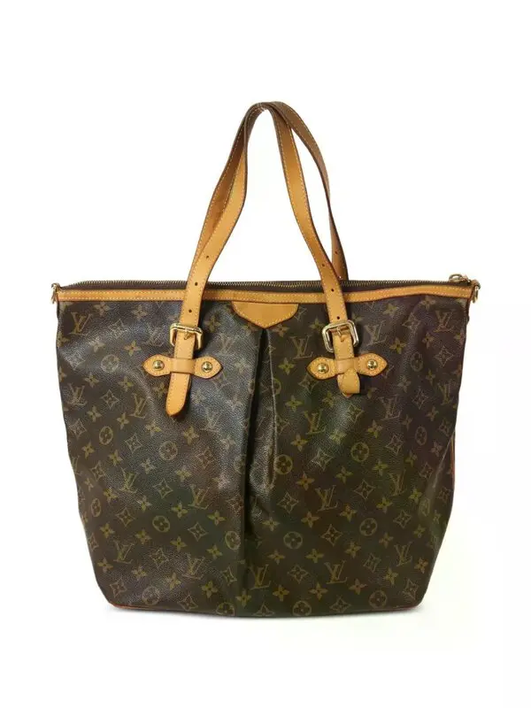 LOUIS VUITTON Palermo Monogram Tote Bag - Brown