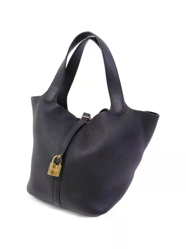 Hermès Mm Picotin Clemence-leather Tote Bag