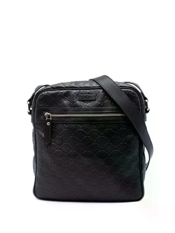 Gucci Embossed Leather Crossbody Bag