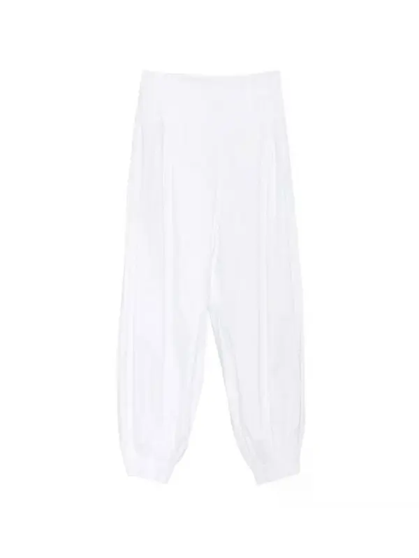 Vivetta Side-zip Trousers With Pleated Detailing