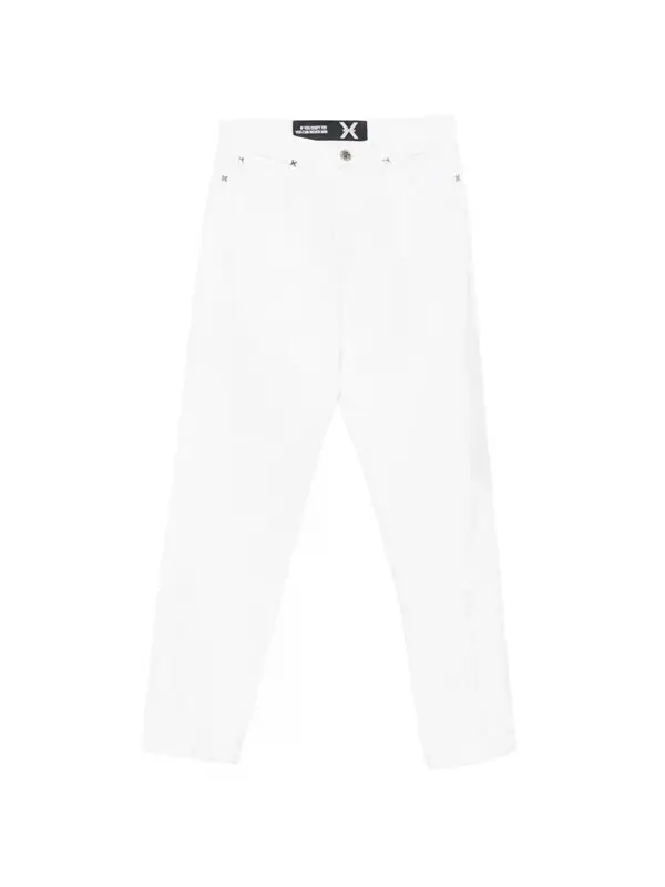 John Richmond Denim Logo Embroidered Jeans
