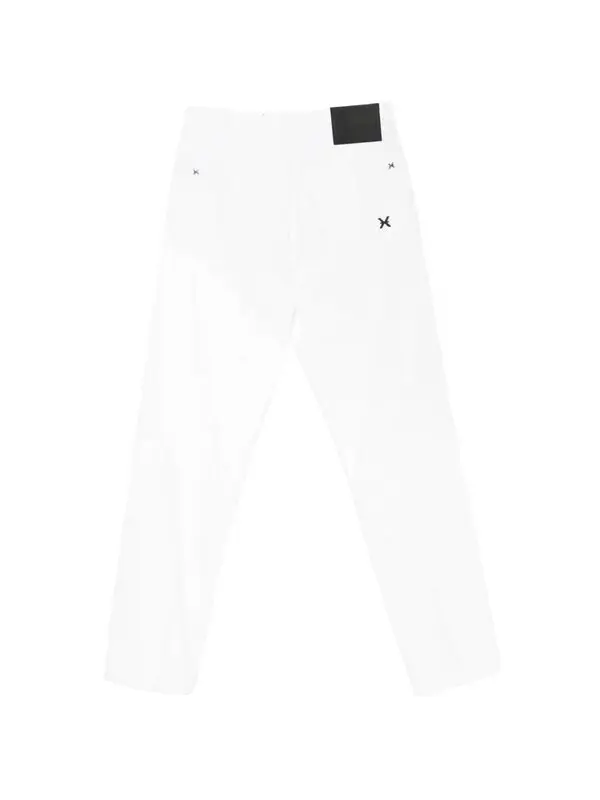 John Richmond Denim Logo Embroidered Jeans