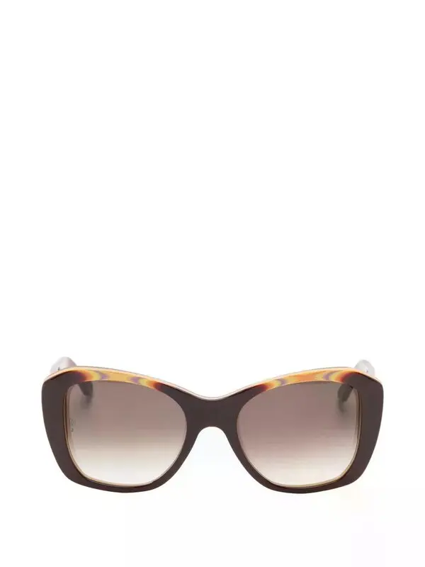 Cartier Double C Cat-eye Sunglasses - Brown