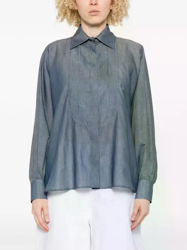 Fedeli Serra Cotton Bib-front Shirt