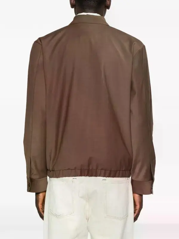 HOSIO Zip-fastening Pocket Overshirt
