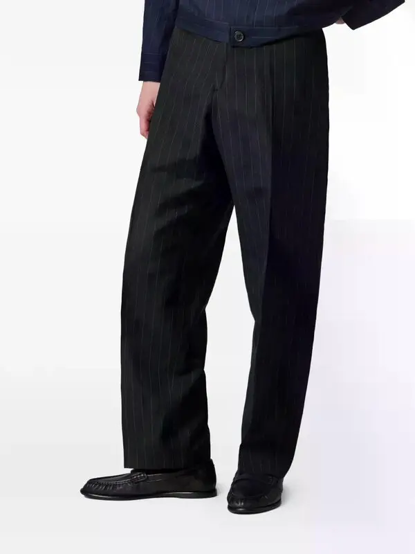 Paul Smith Pinstriped Relaxed-fit Tailored Trousers
