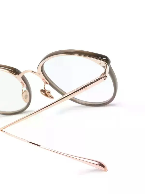Linda Farrow Round Frame Optical Glasses